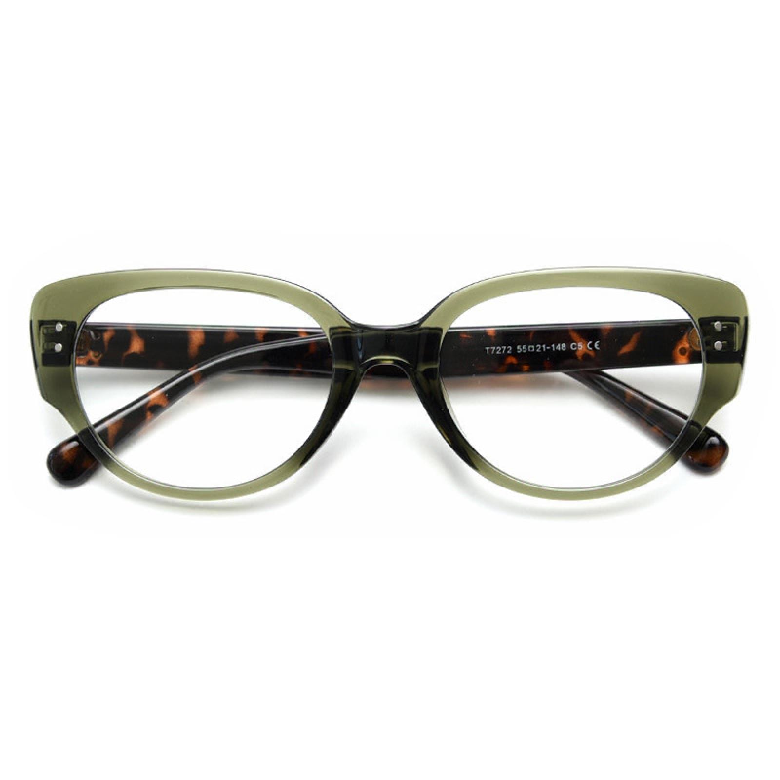 Elba Cat Eyeglasses in Black - Sllac