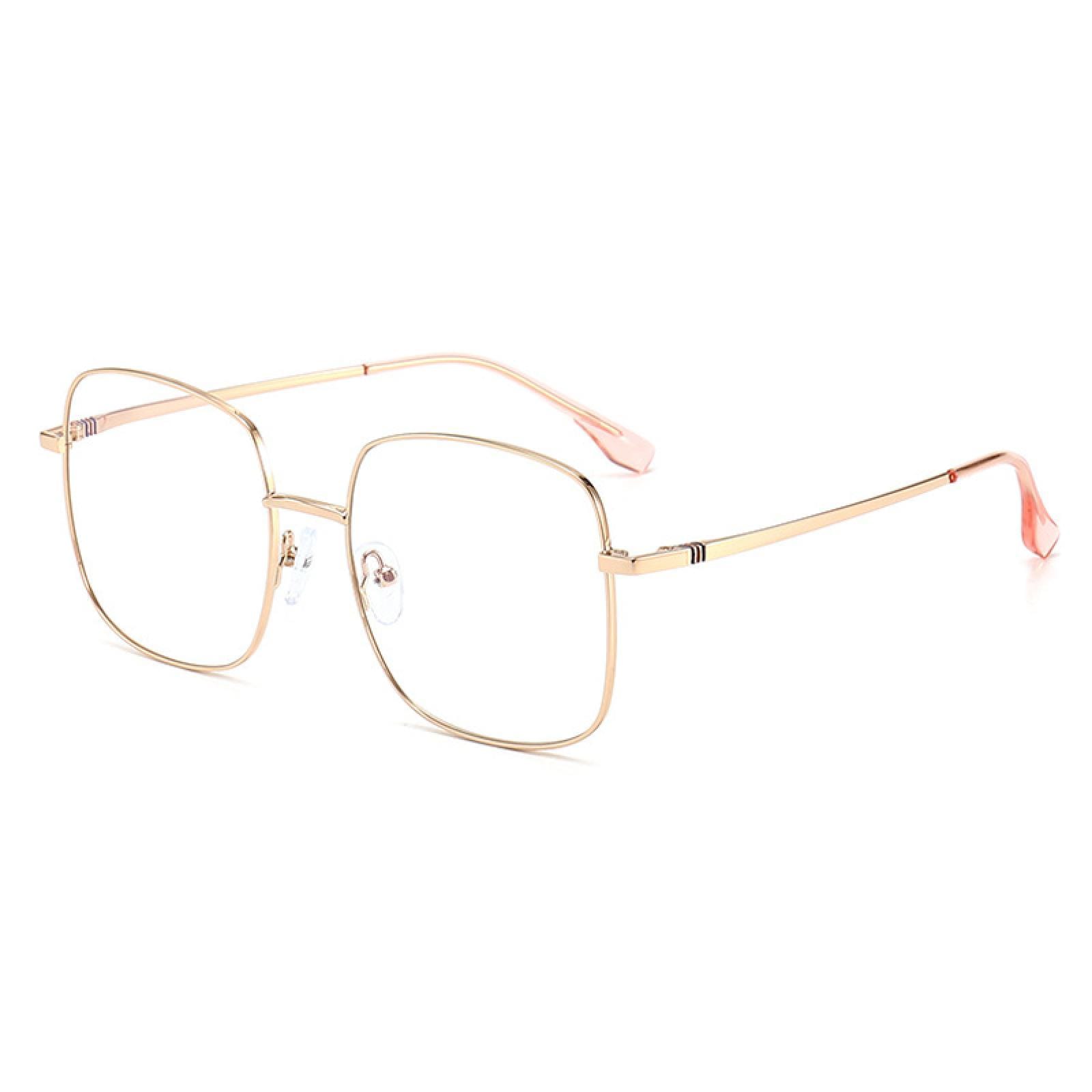 Gussie Square Eyeglasses in Gold - Sllac