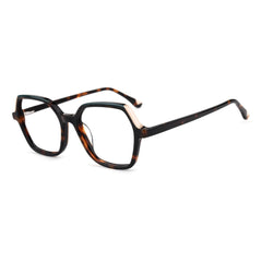 Riley Square Eyeglasses in Black - Sllac