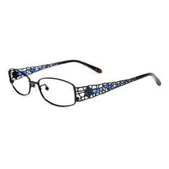 Spider Oval Eyeglasses in Black - Sllac