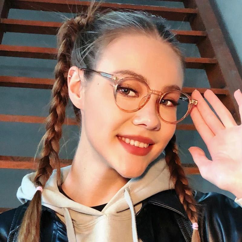 Cain Round Eyeglasses in Gray - Sllac