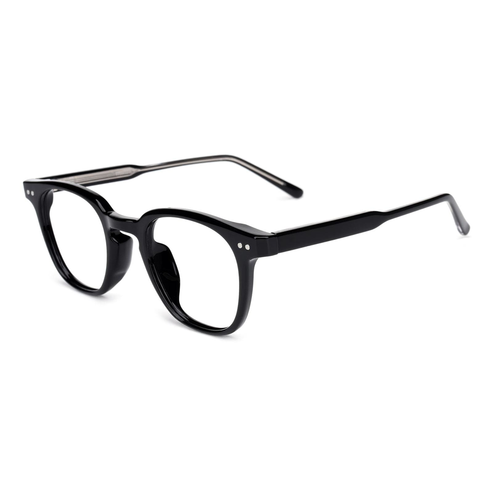 Flashback Square Eyeglasses In Black Sllac