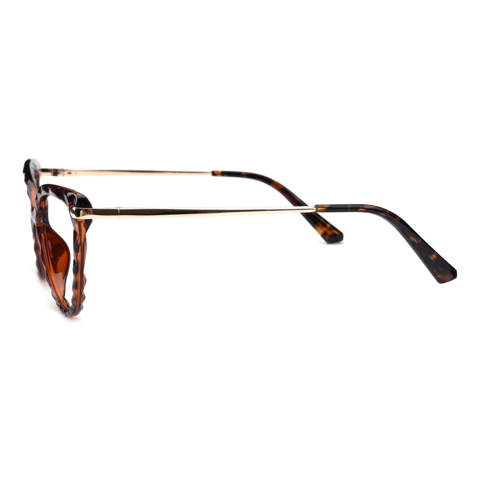 Truda Cat Eyeglasses In Leopard Sllac
