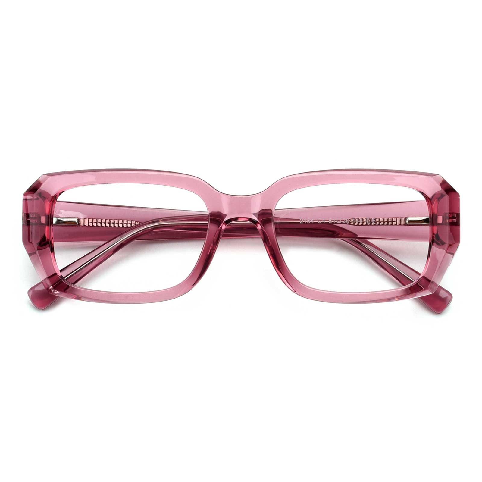 Nasira Rectangle Eyeglasses In Green Sllac