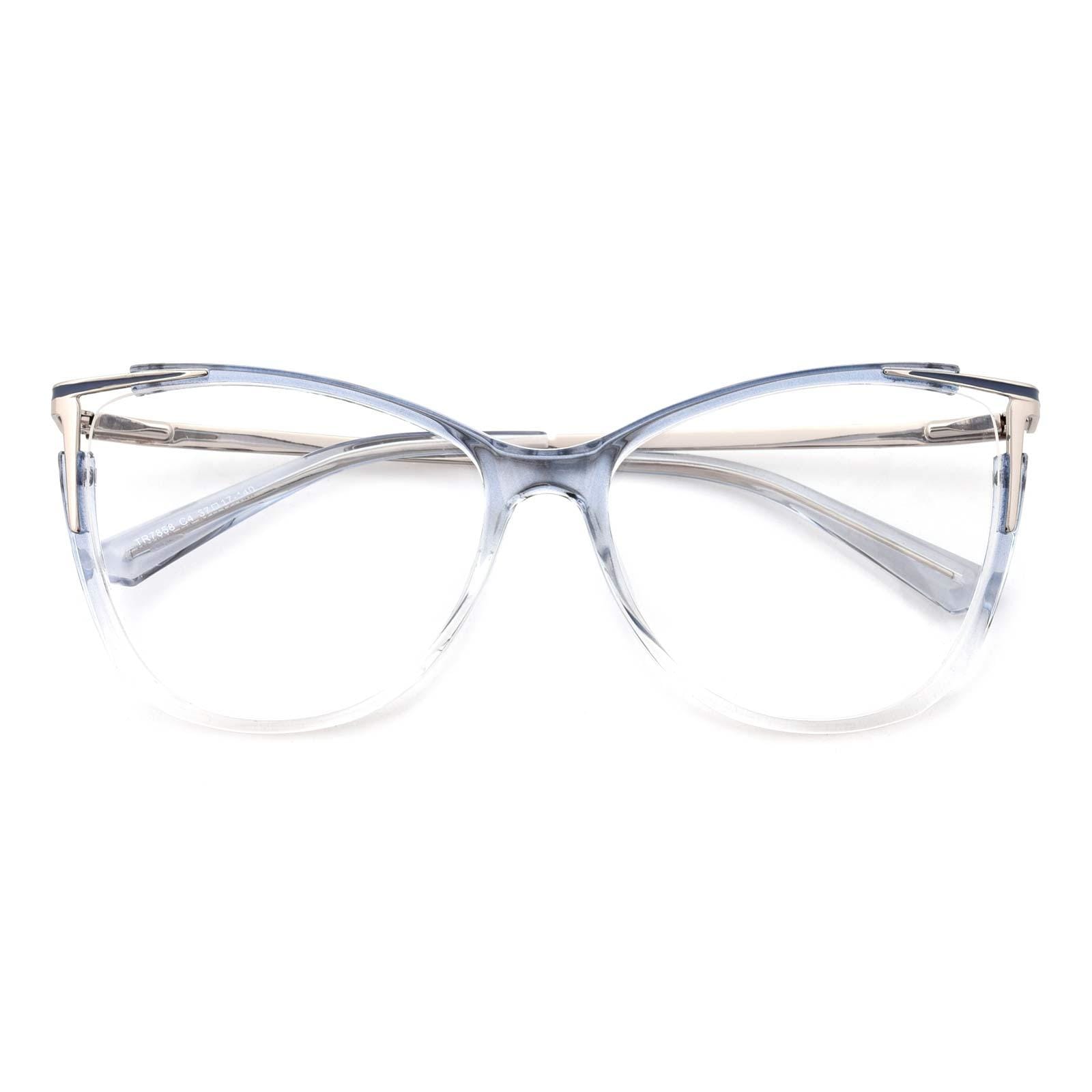 Everly Cat Eyeglasses In Pink Sllac