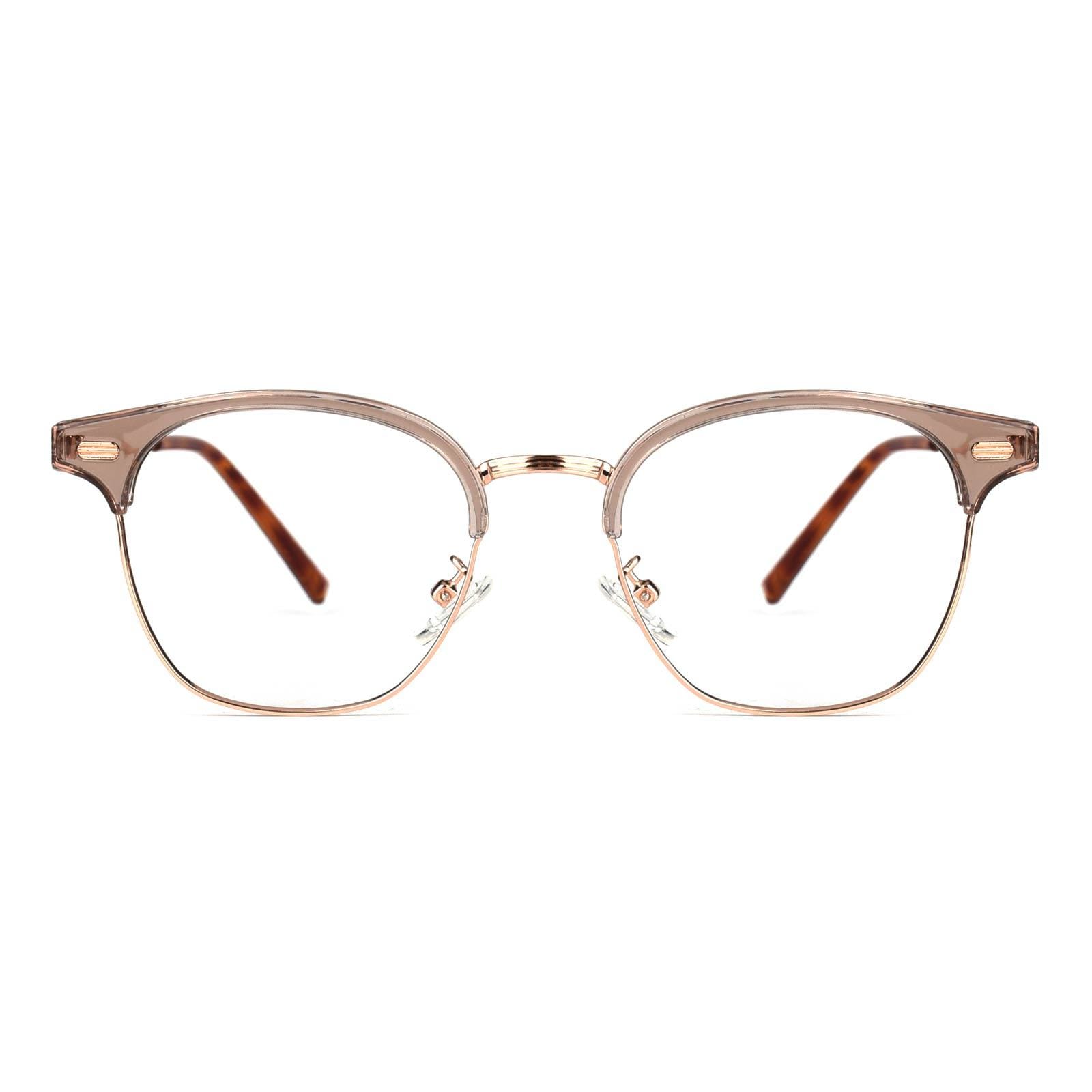 Edrie Browline Eyeglasses in Brown - Sllac