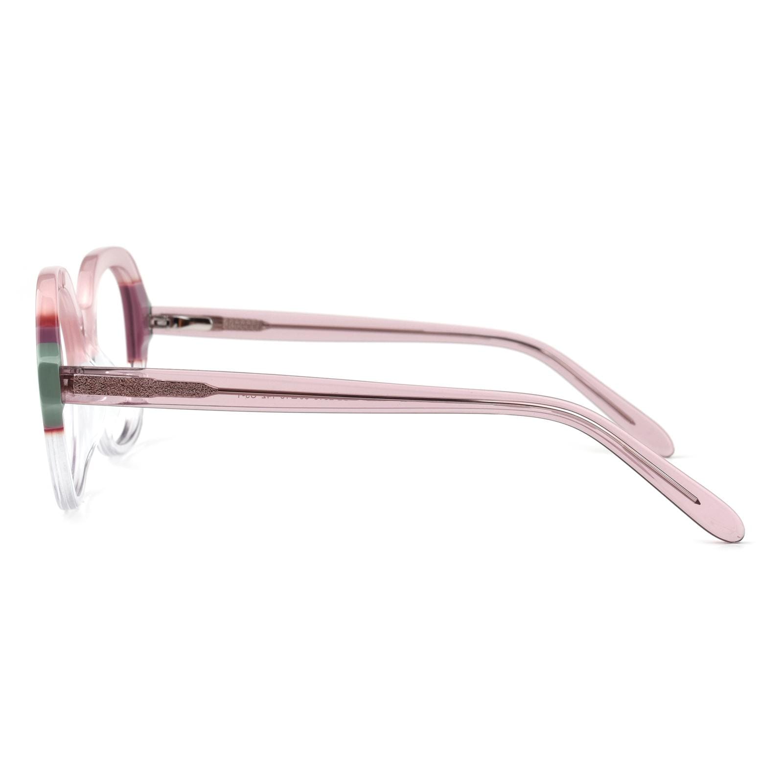 Story Square Eyeglasses In Translucent Sllac