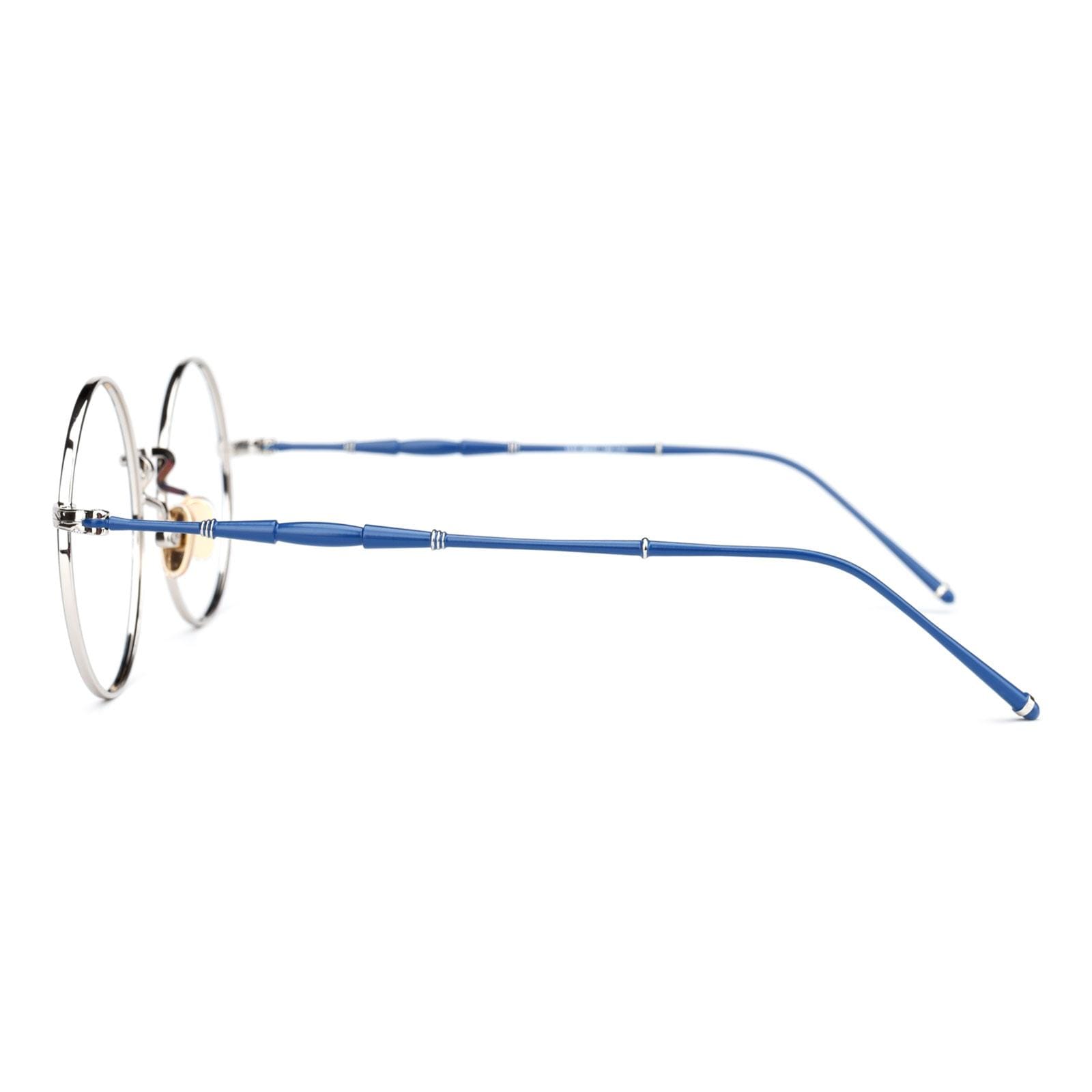 Toto Round Eyeglasses in Green - Sllac