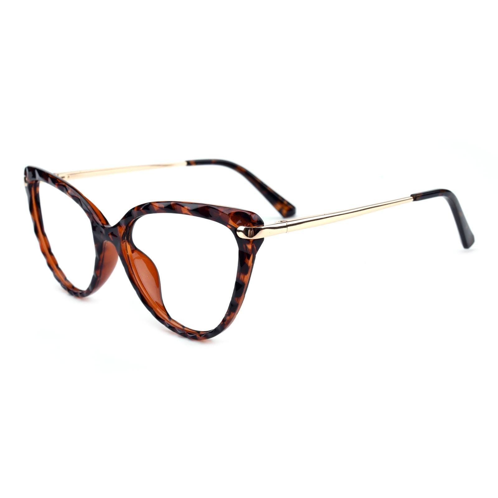 Truda Cat Eyeglasses In Leopard Sllac