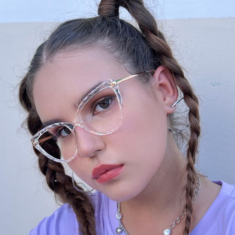 Truda Cat Eyeglasses In Leopard Sllac