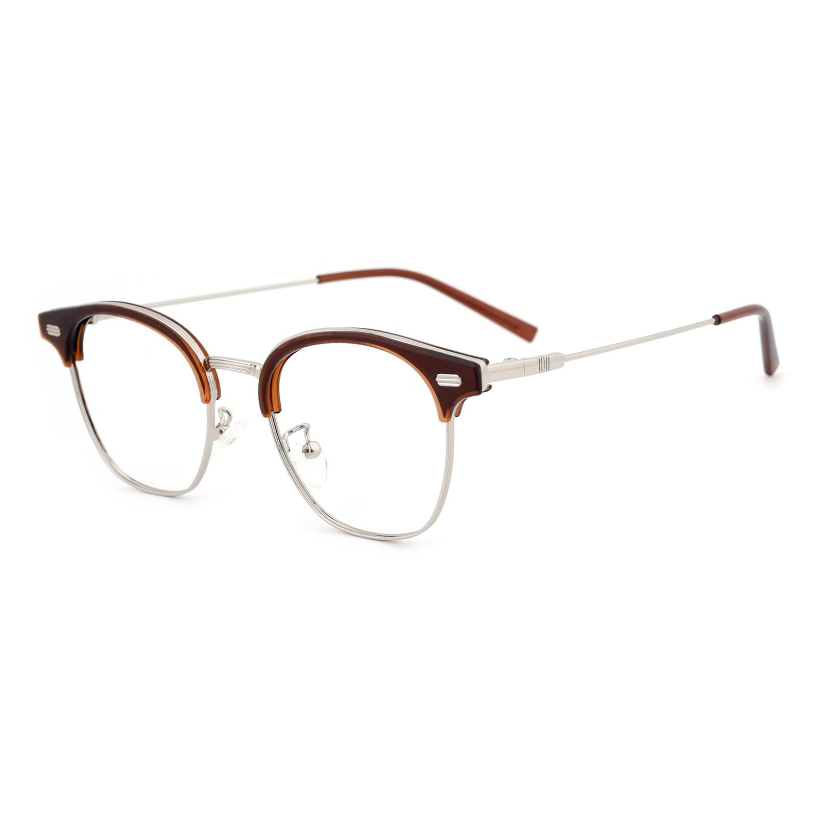 Edrie Browline Eyeglasses in Brown - Sllac