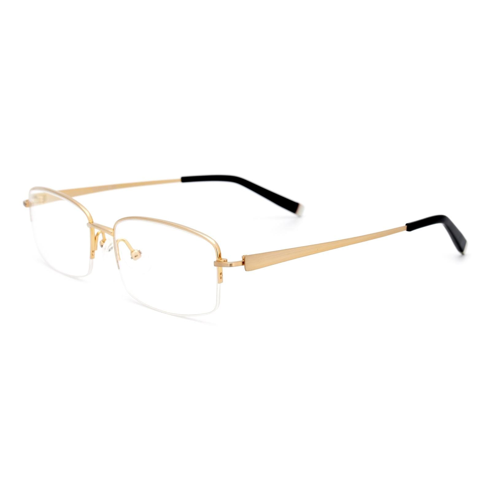 Leave Rectangle Eyeglasses In Blue Sllac