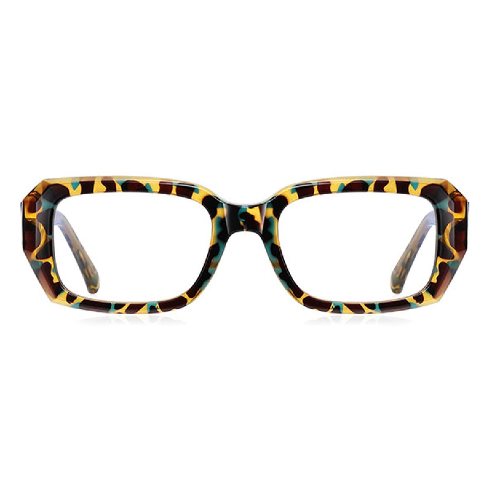 Nasira Rectangle Eyeglasses In Green Sllac