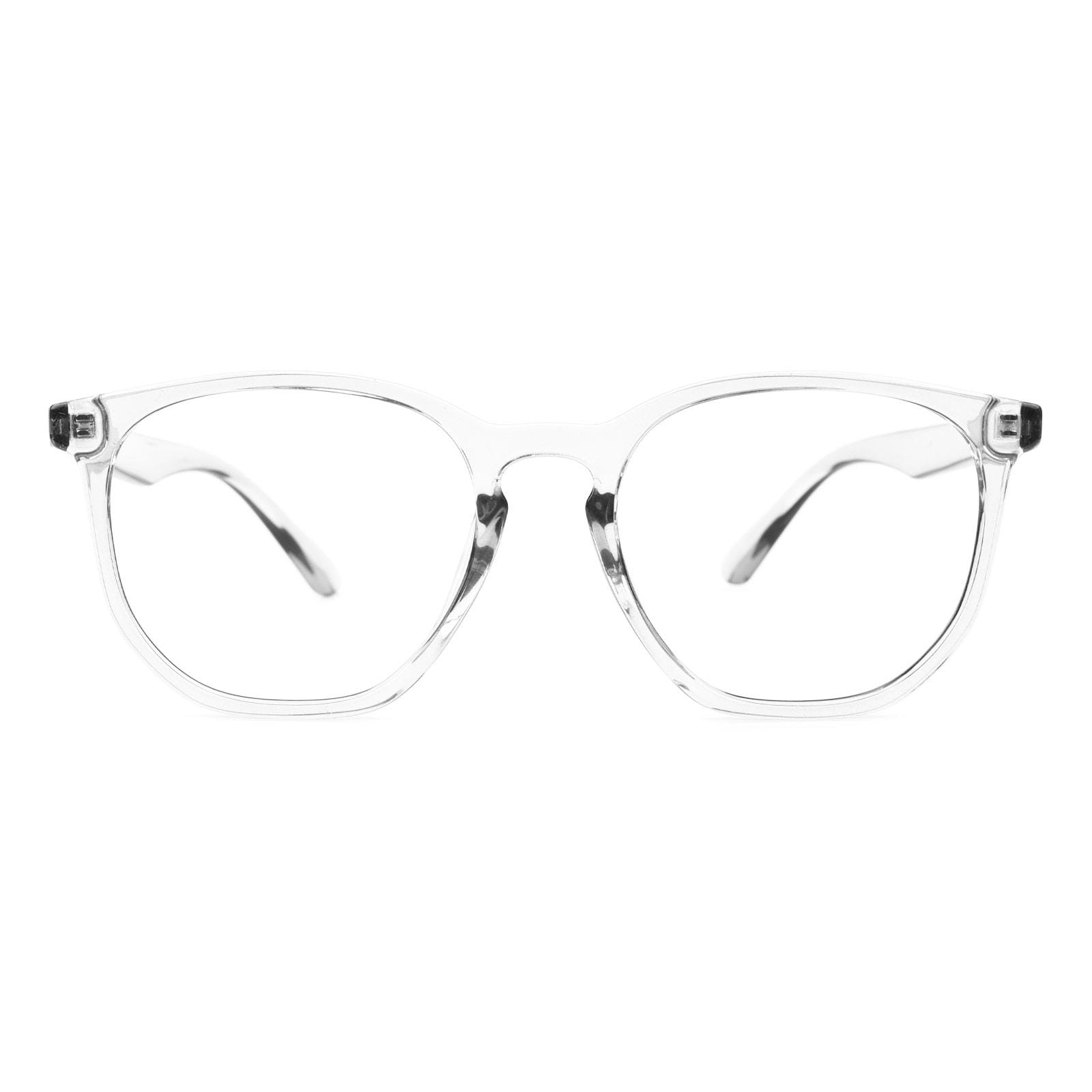 Claire Geometric Eyeglasses In Purple Sllac