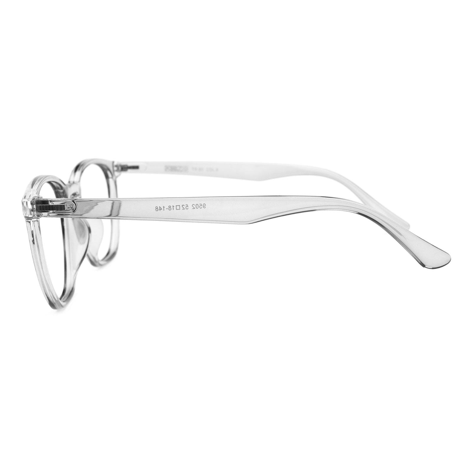 Claire Geometric Eyeglasses In Purple Sllac