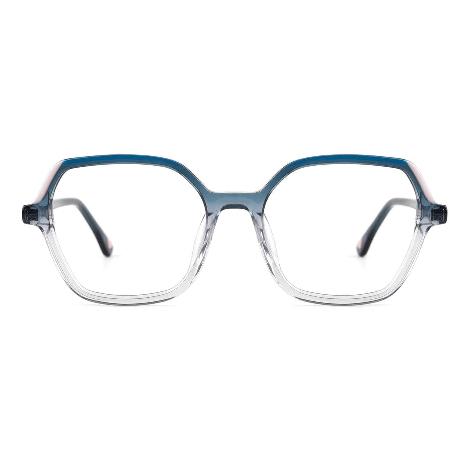 Riley Square Eyeglasses in Black - Sllac