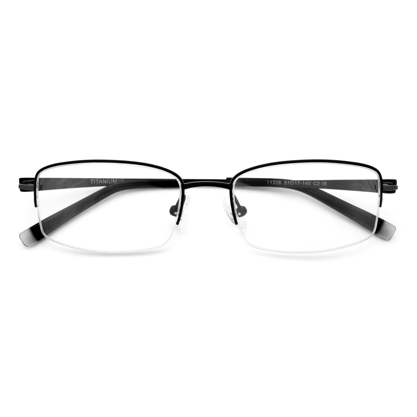 Leave Rectangle Eyeglasses In Blue Sllac