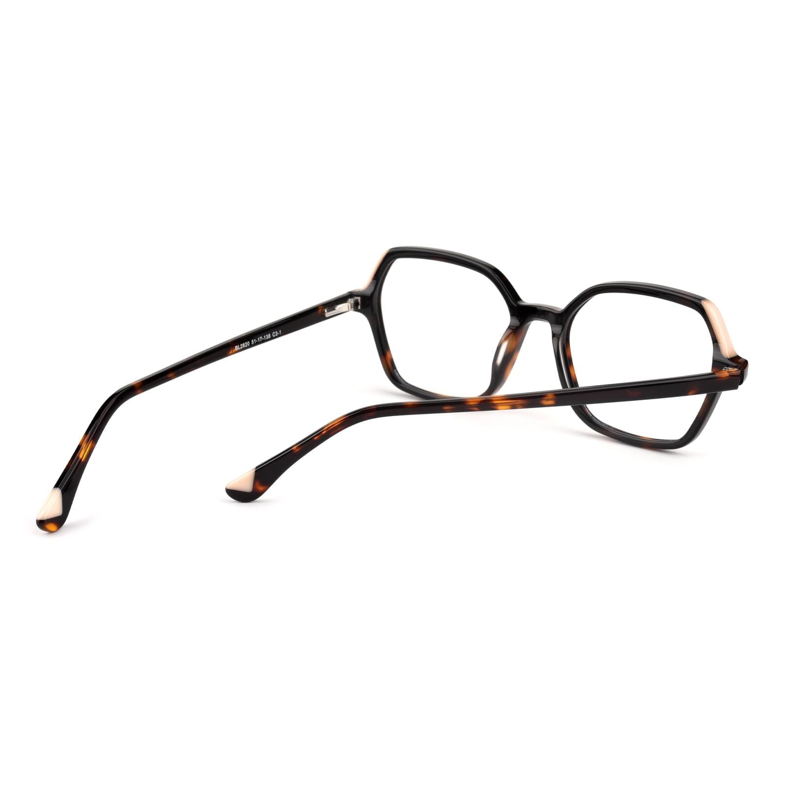 Riley Square Eyeglasses In Black Sllac