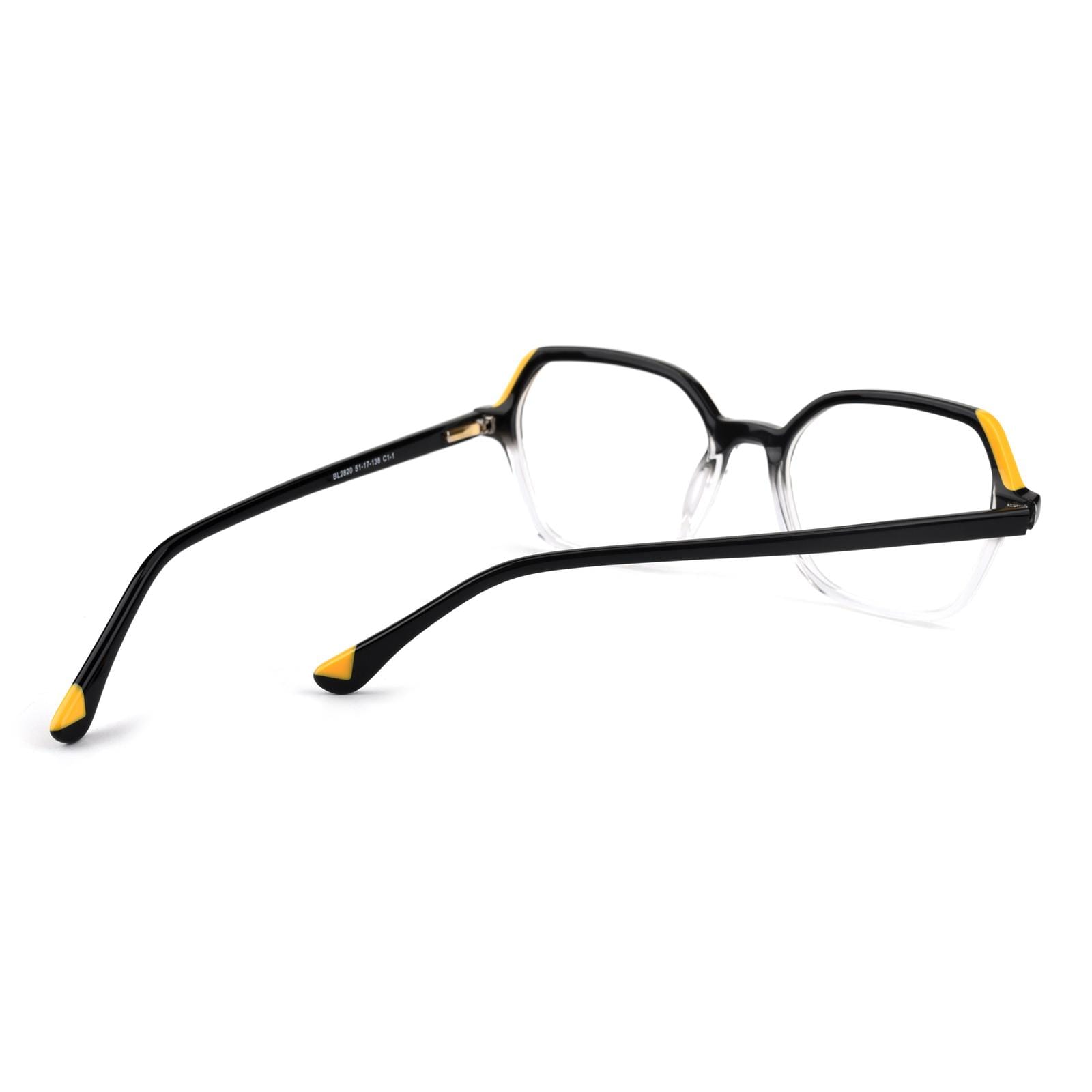 Riley Square Eyeglasses In Black Sllac