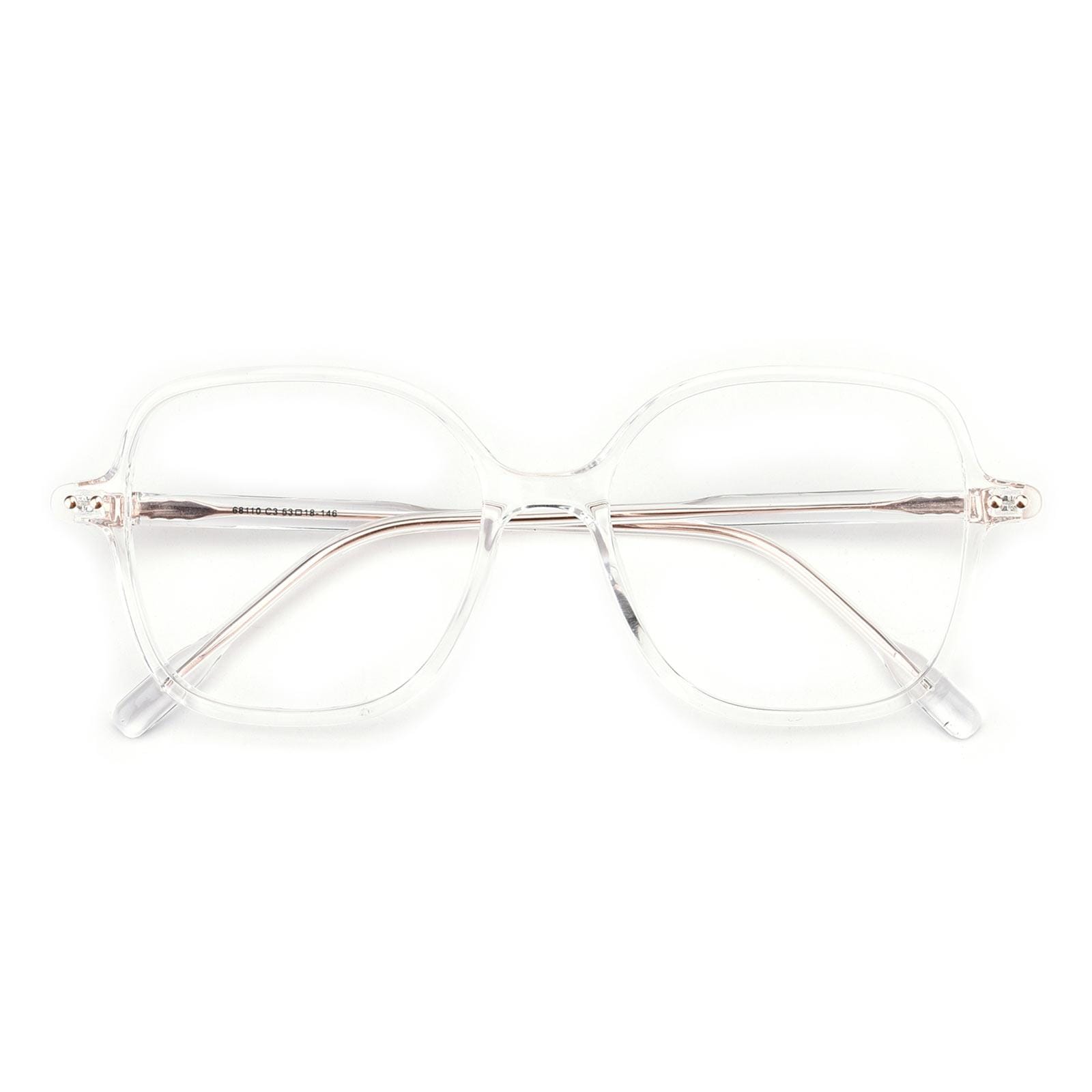 Garfield Square Eyeglasses in Black - Sllac