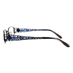 Spider Oval Eyeglasses in Black - Sllac