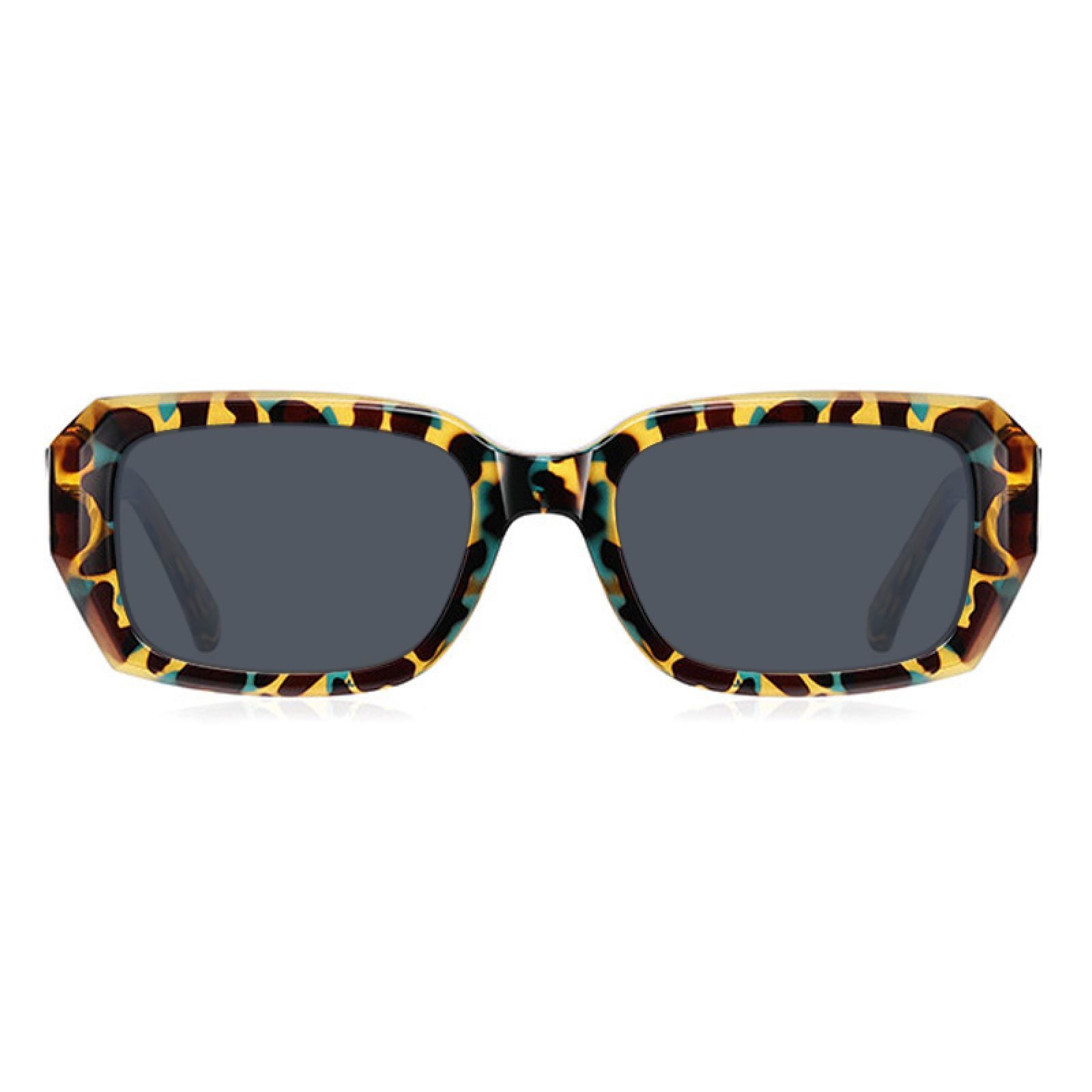 Nasira Rectangle Sunglasses In Black Sllac